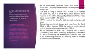 Important Amendments of Companies Act,2013 | PPT