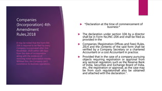 Important Amendments of Companies Act,2013 | PPT