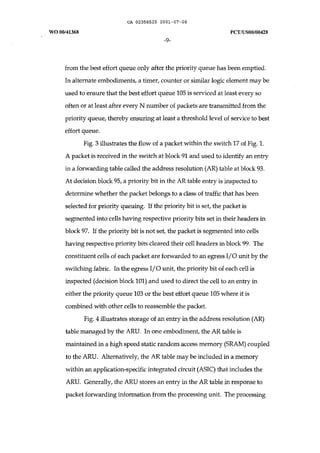 Dynamic assignment of traffic classes to a priority queue in a packet forwarding device | PDF