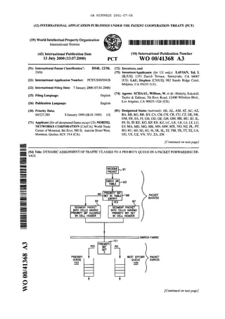 Dynamic assignment of traffic classes to a priority queue in a packet forwarding device | PDF