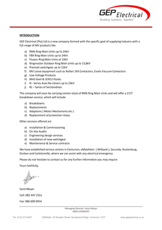 GEP Introduction | PDF