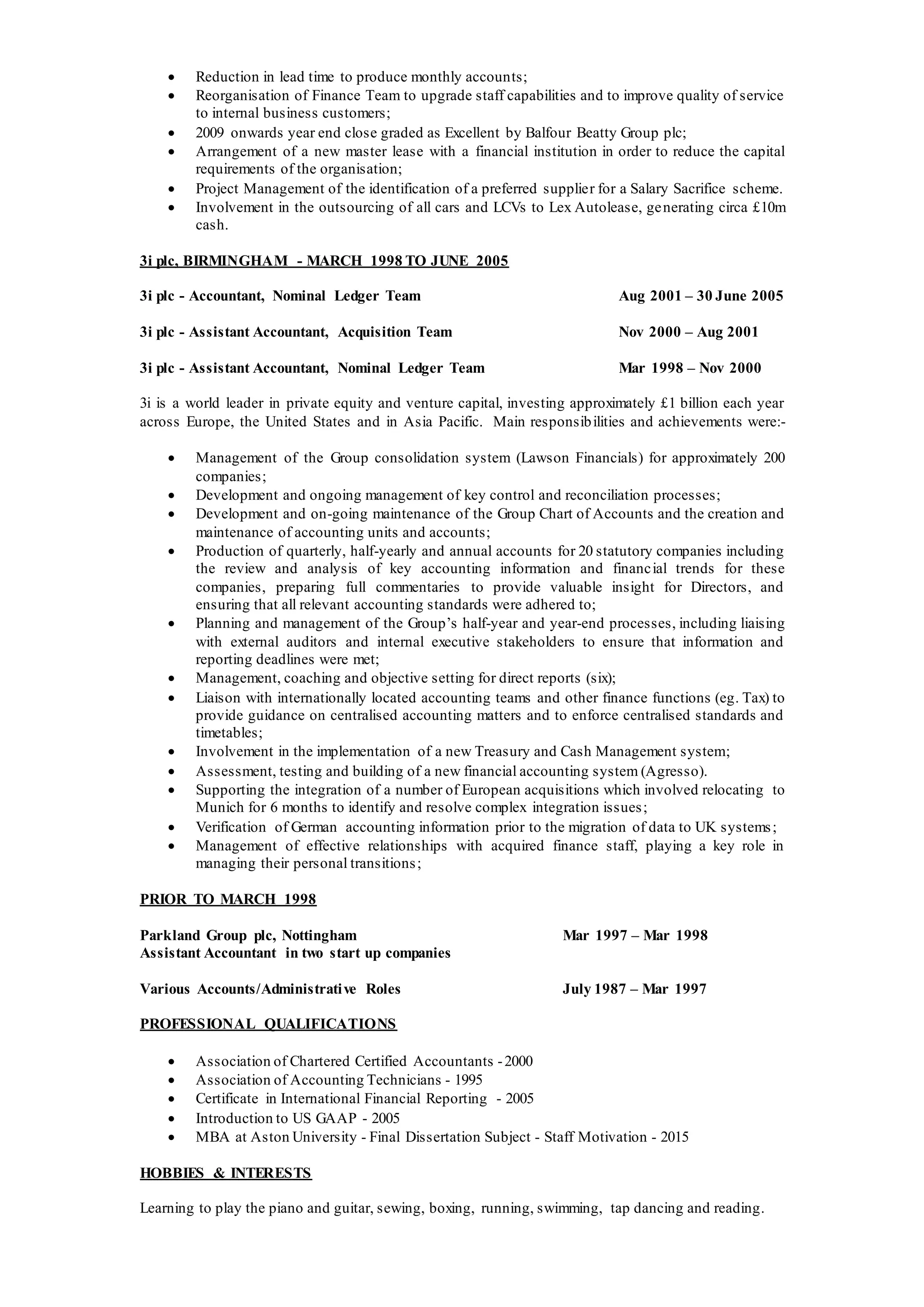 Debbie Mcdonald CV 2016 | DOCX