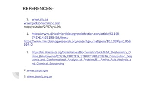 Amino acid sequencing | PPTX