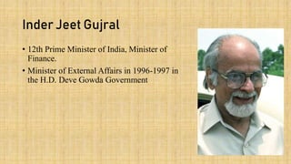 Gujral Doctrine 1997-Analysis | PPTX