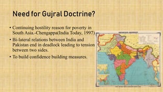 Gujral Doctrine 1997-Analysis | PPTX