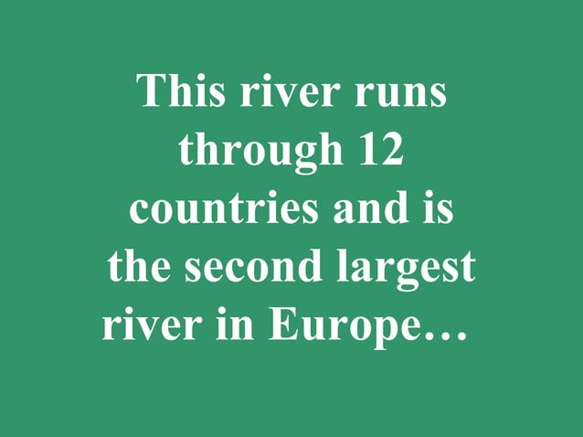 Jeopardy - Geography of Europe (CA #2) | PPT