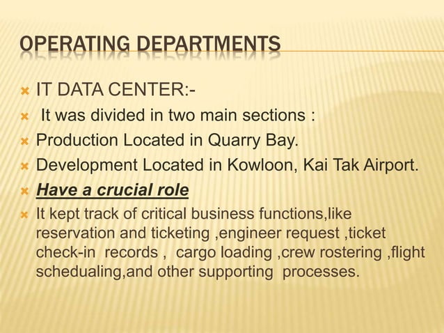 Ca 2 operation case study | PPT