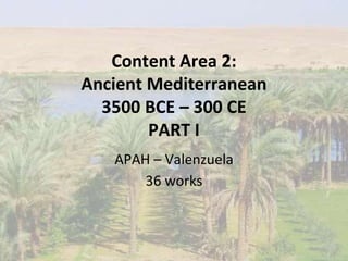 AP Art History - Ancient Near East & Egypt | PPTX