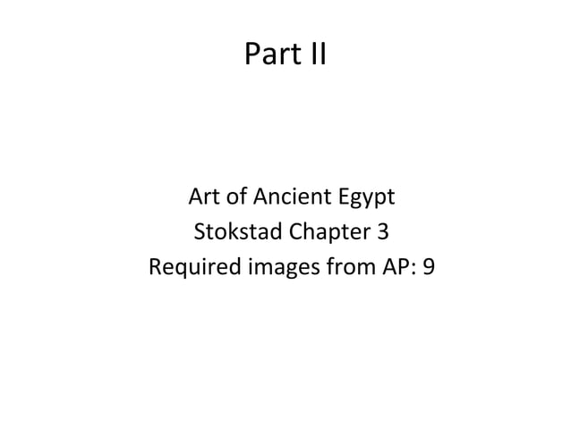 AP Art History - Ancient Near East & Egypt | PPT