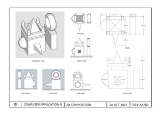 COMPUTER APPLICATION PORTFOLIO - SketchUp | PDF