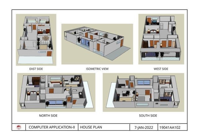 COMPUTER APPLICATION PORTFOLIO - SketchUp | PDF