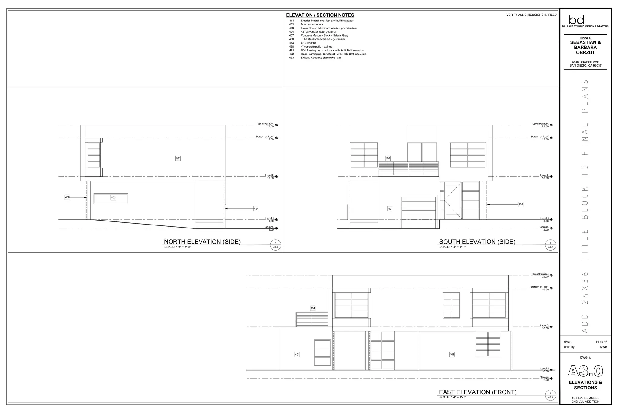 A3.0 - ELEVATIONS | PDF