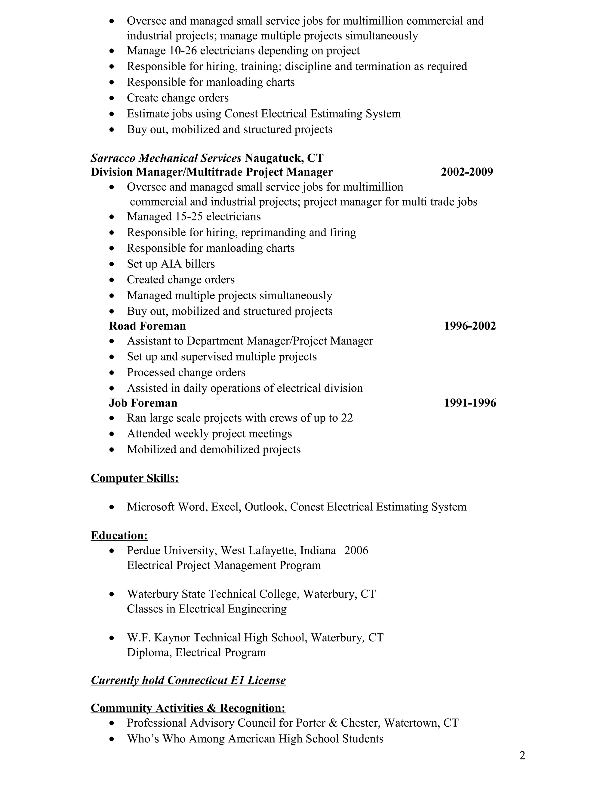 Don Emanuel Resume | DOC