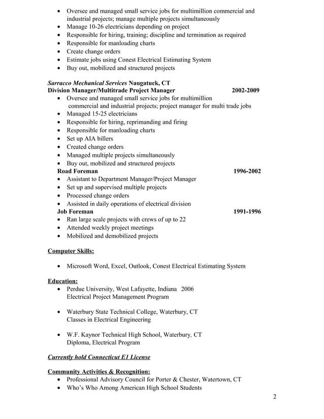 Don Emanuel Resume | PDF