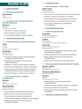 9th Aboriginal Energy Forum | PDF