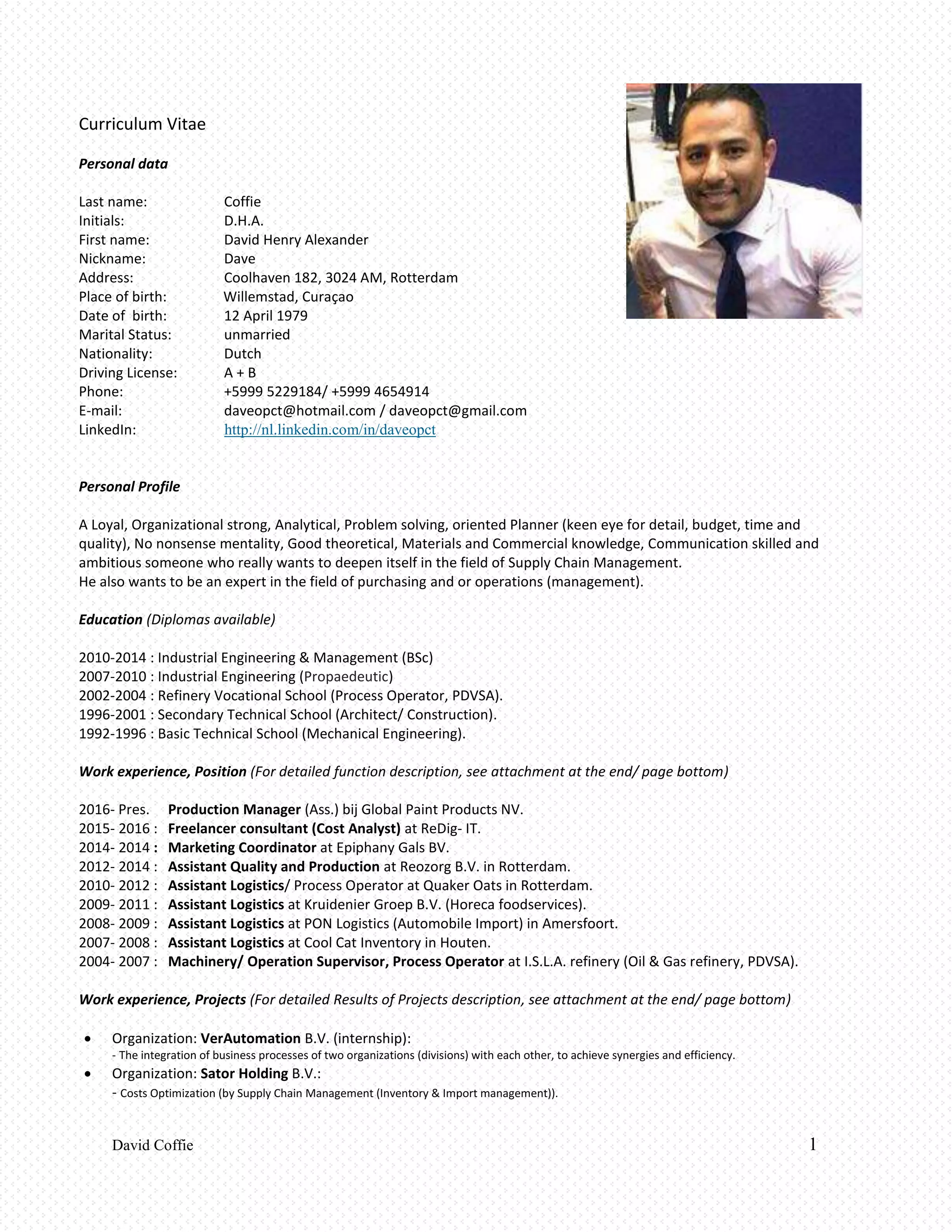 Curriculum Vitae 2_Corr_Engels | PDF