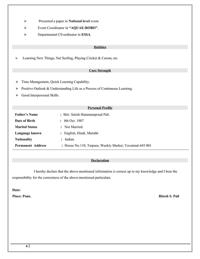 Ritesh Resume | PDF