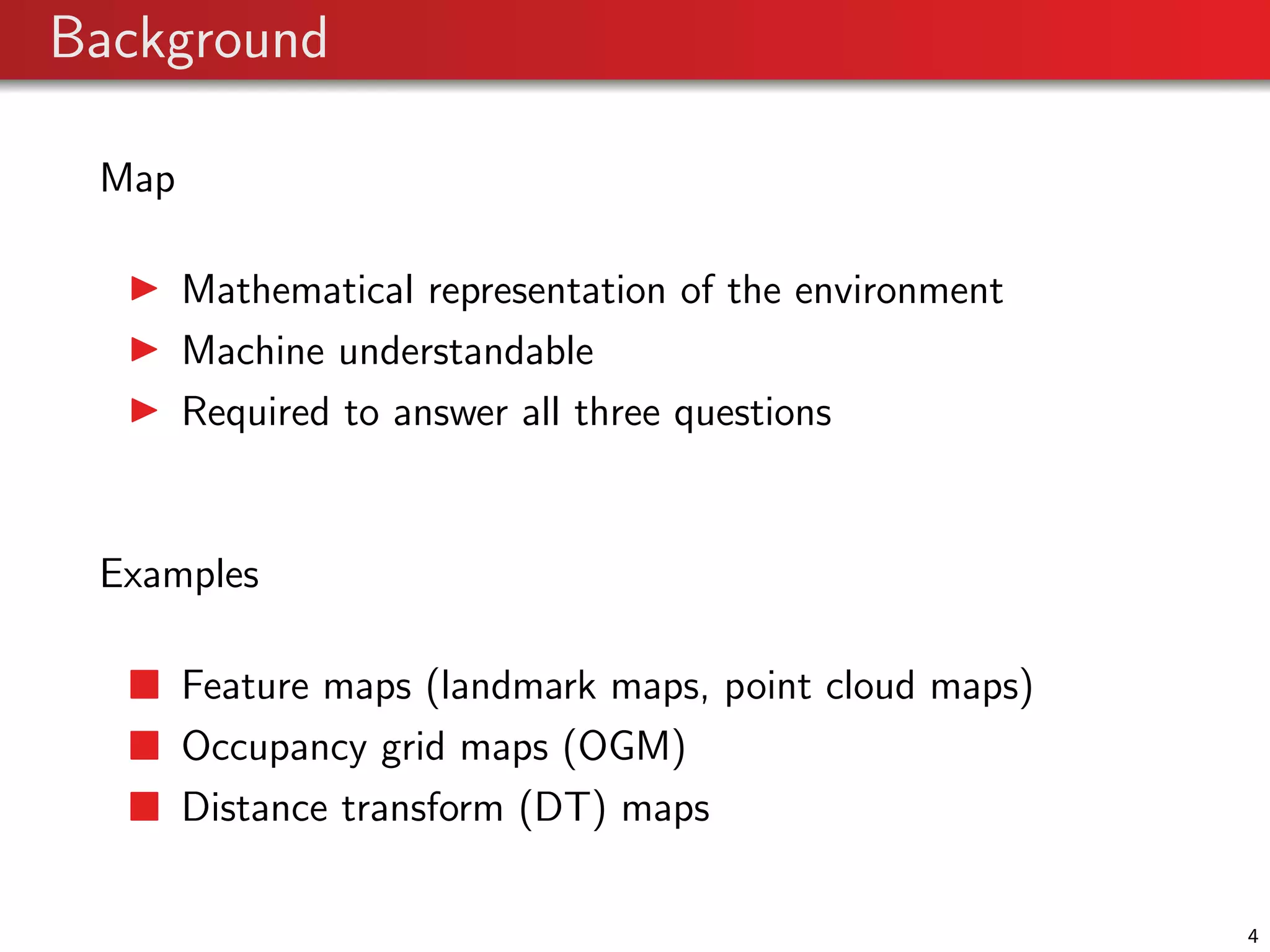 Vector Distance Transform Maps For Autonomous Mobile Robot Navigation Ppt