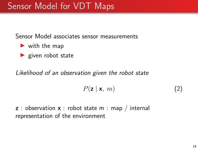 Vector Distance Transform Maps For Autonomous Mobile Robot Navigation Ppt