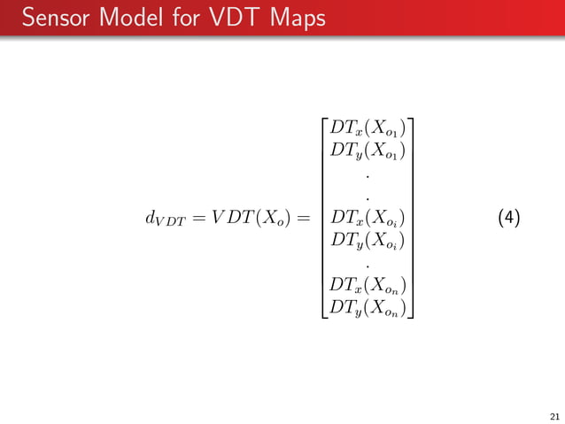 Vector Distance Transform Maps For Autonomous Mobile Robot Navigation Ppt