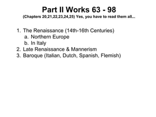 AP Art History Content Area 3 Part II (Early EU & Americas) | PPTX