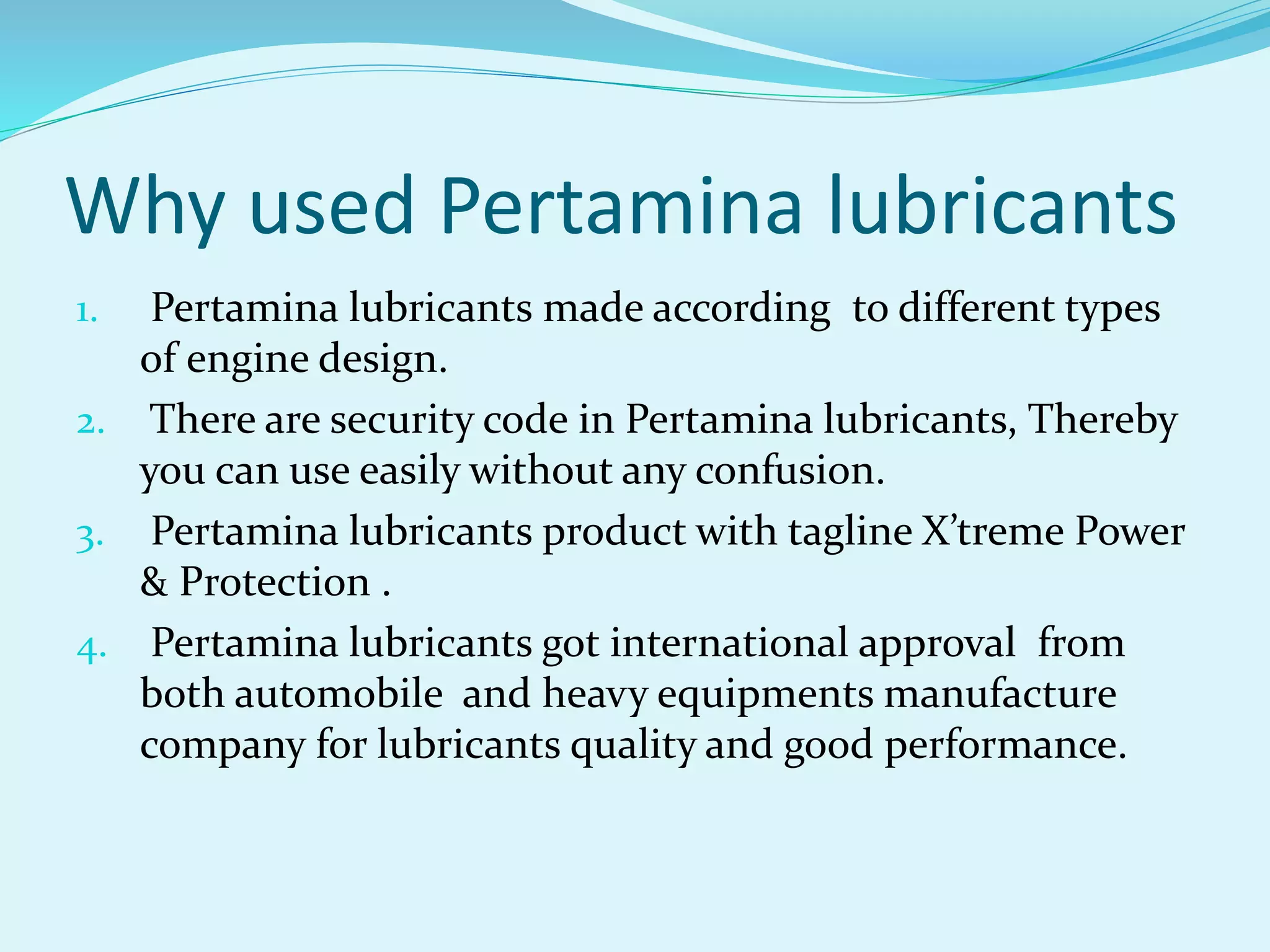Presentation on lubricants | PPTX
