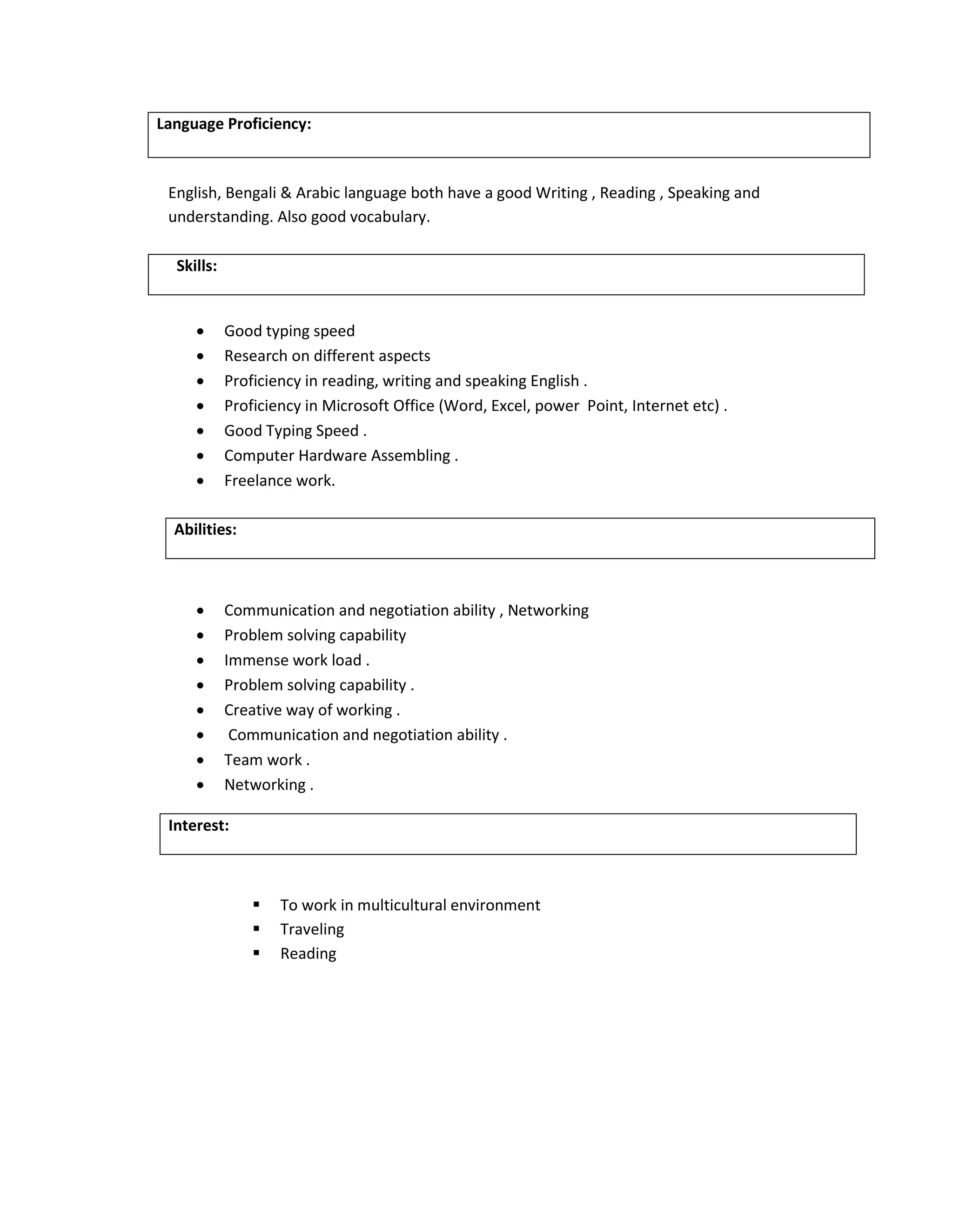 AISHA AZAD CV | PDF