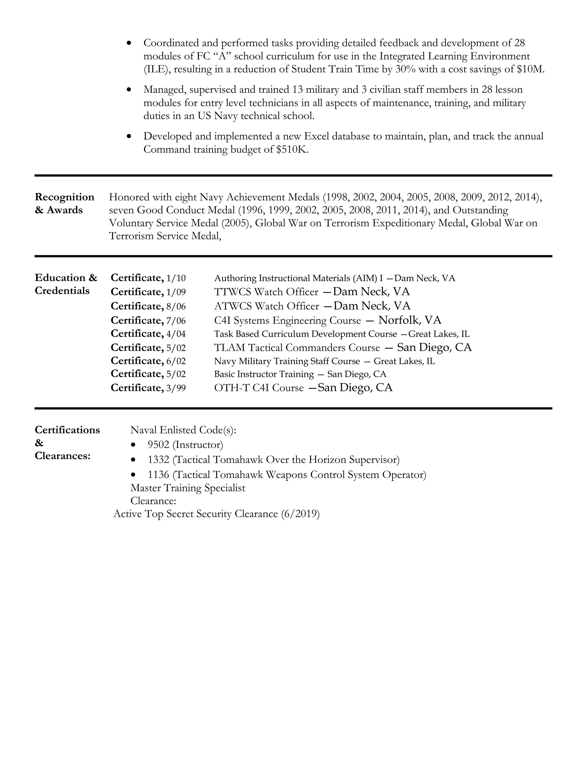 Travis A Cook Resume | DOC