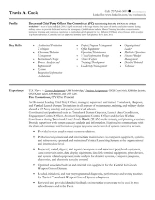 Travis A Cook Resume | PDF