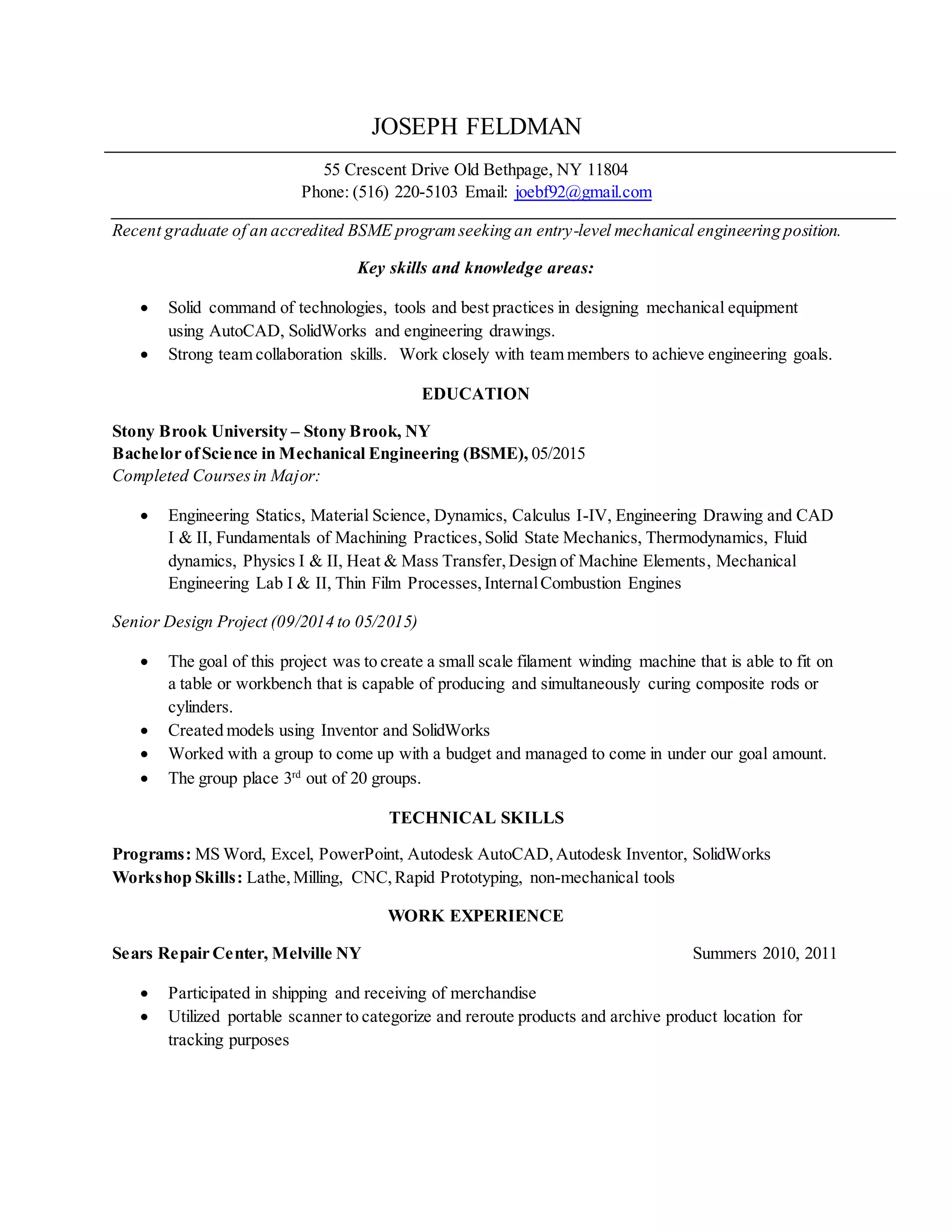 jf Resume (2) | PDF