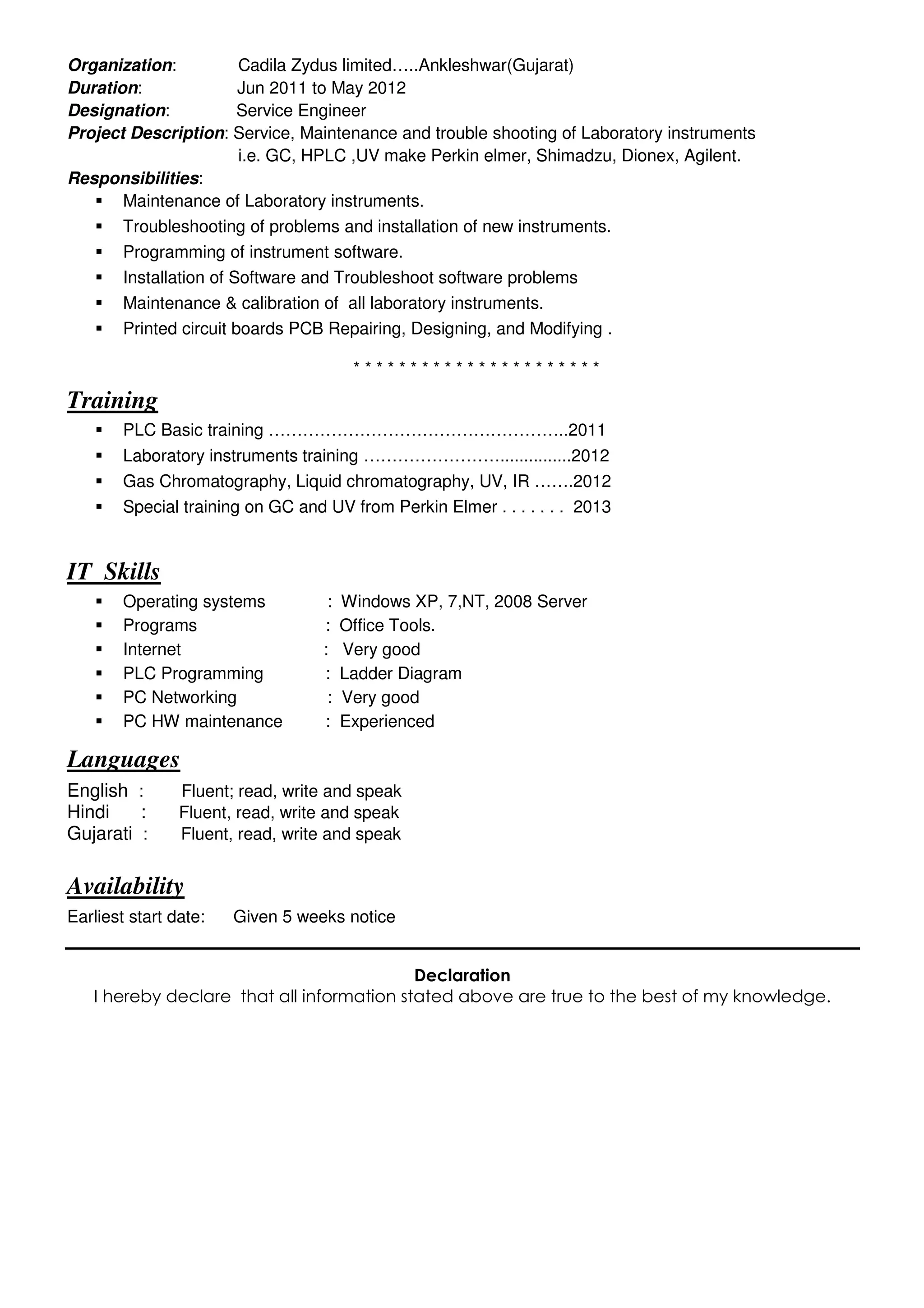 Ankur resume | PDF