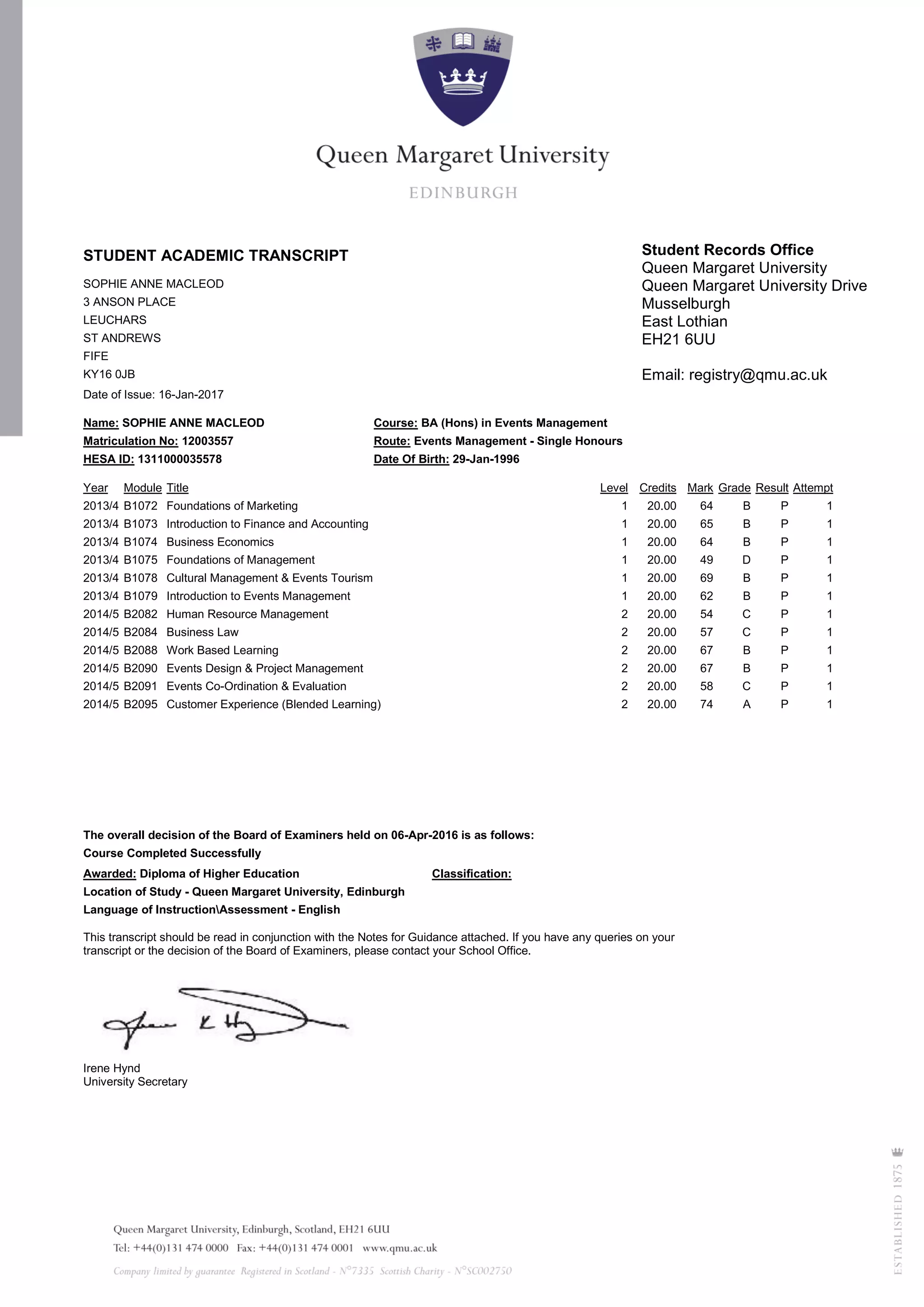 e-transcript_template | PDF
