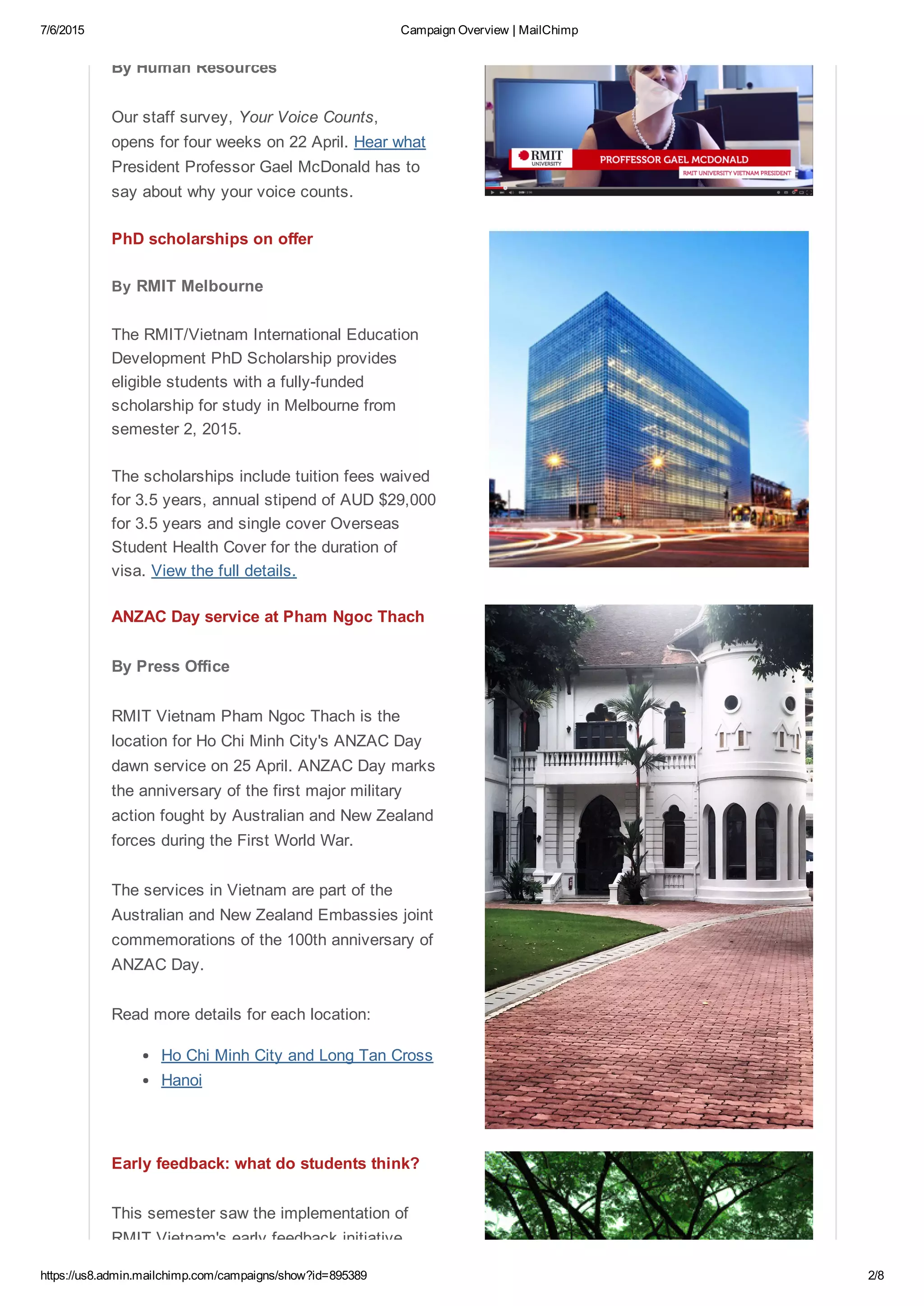 RMIT Vietnam Update-20 April | PDF