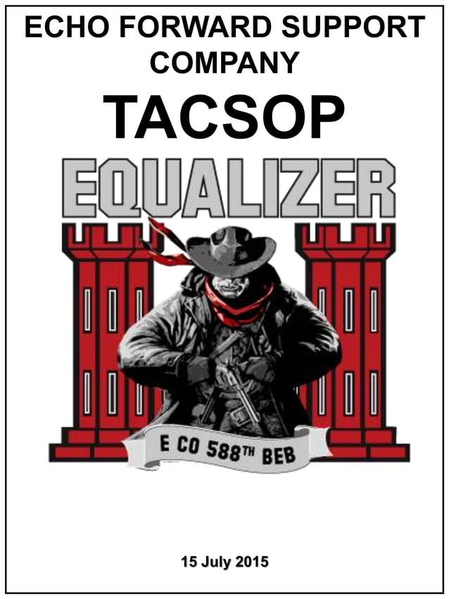 BEB FSC TACSOP | PPTX | Arms & Ammunition | Sensitive Topics