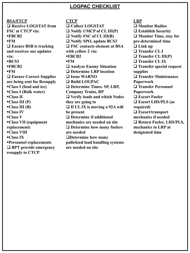BEB FSC TACSOP | PPTX | Arms & Ammunition | Sensitive Topics