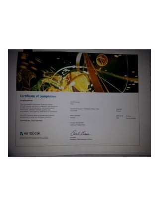Autocad completion certificate.compressed | PDF