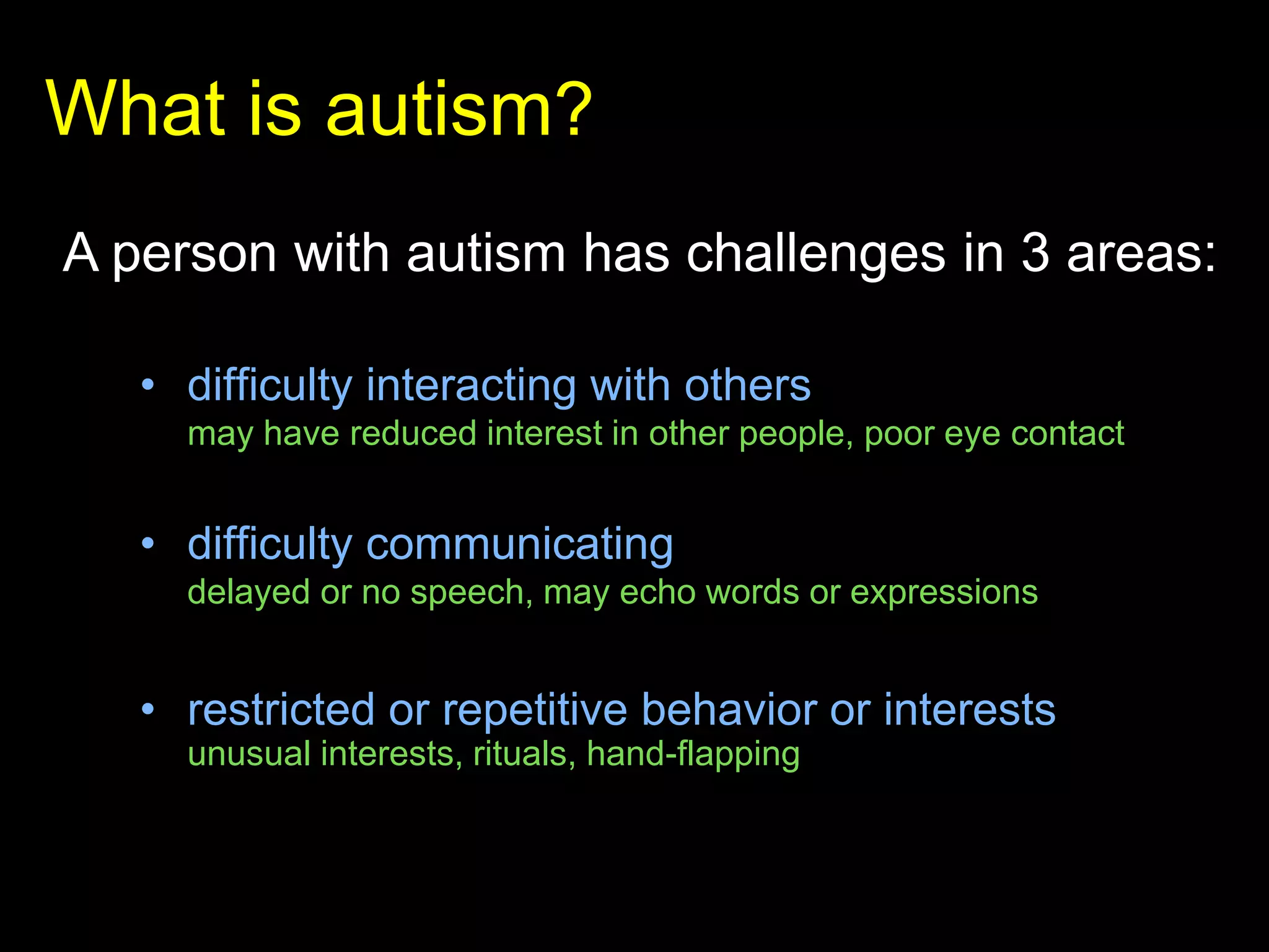 Presentation on Autism | PPTX