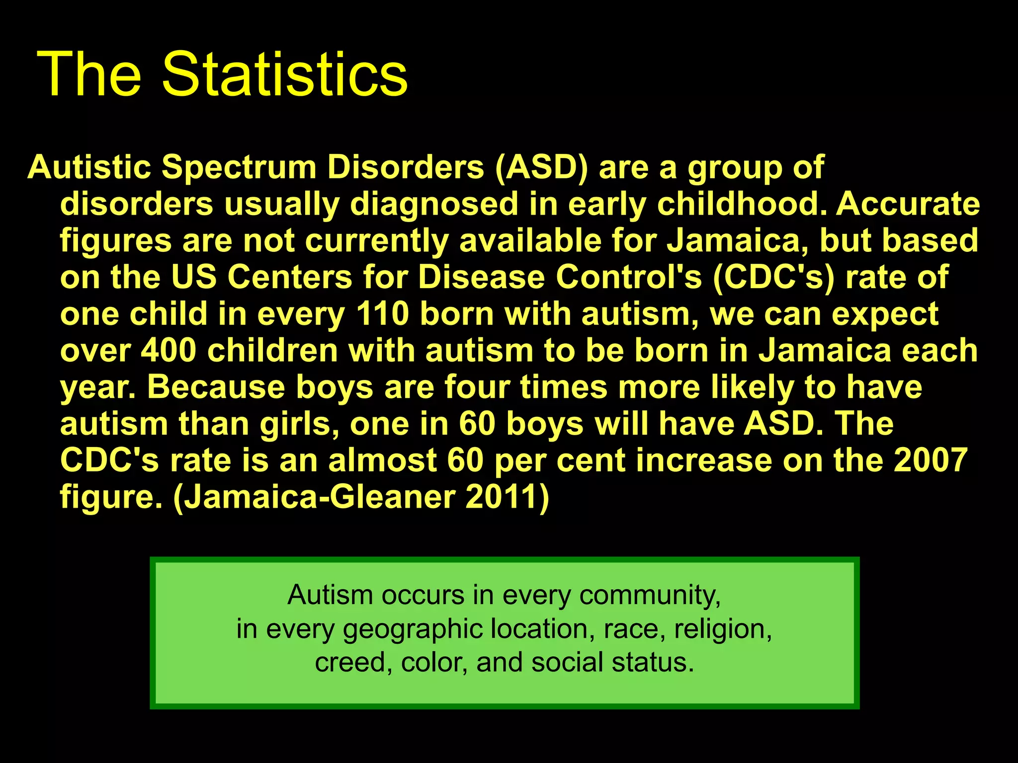 Presentation on Autism | PPTX