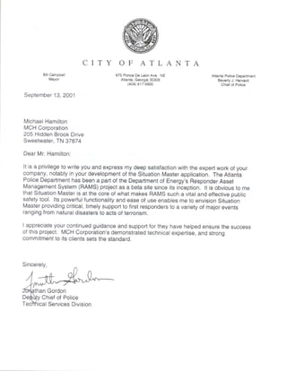 Atlanta Police Letter | PDF