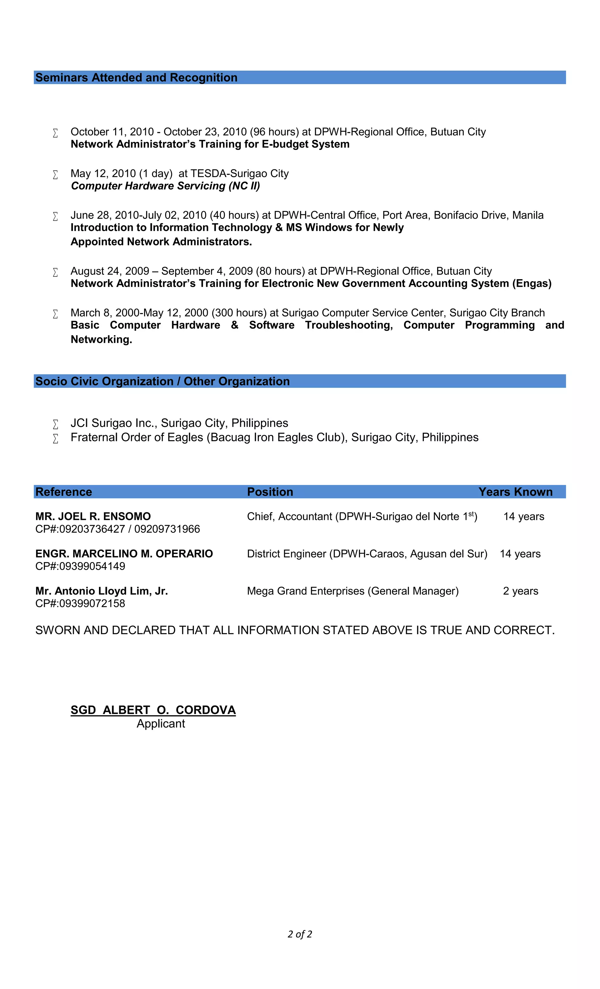 AlbertCordova_Resume_DBA | PDF