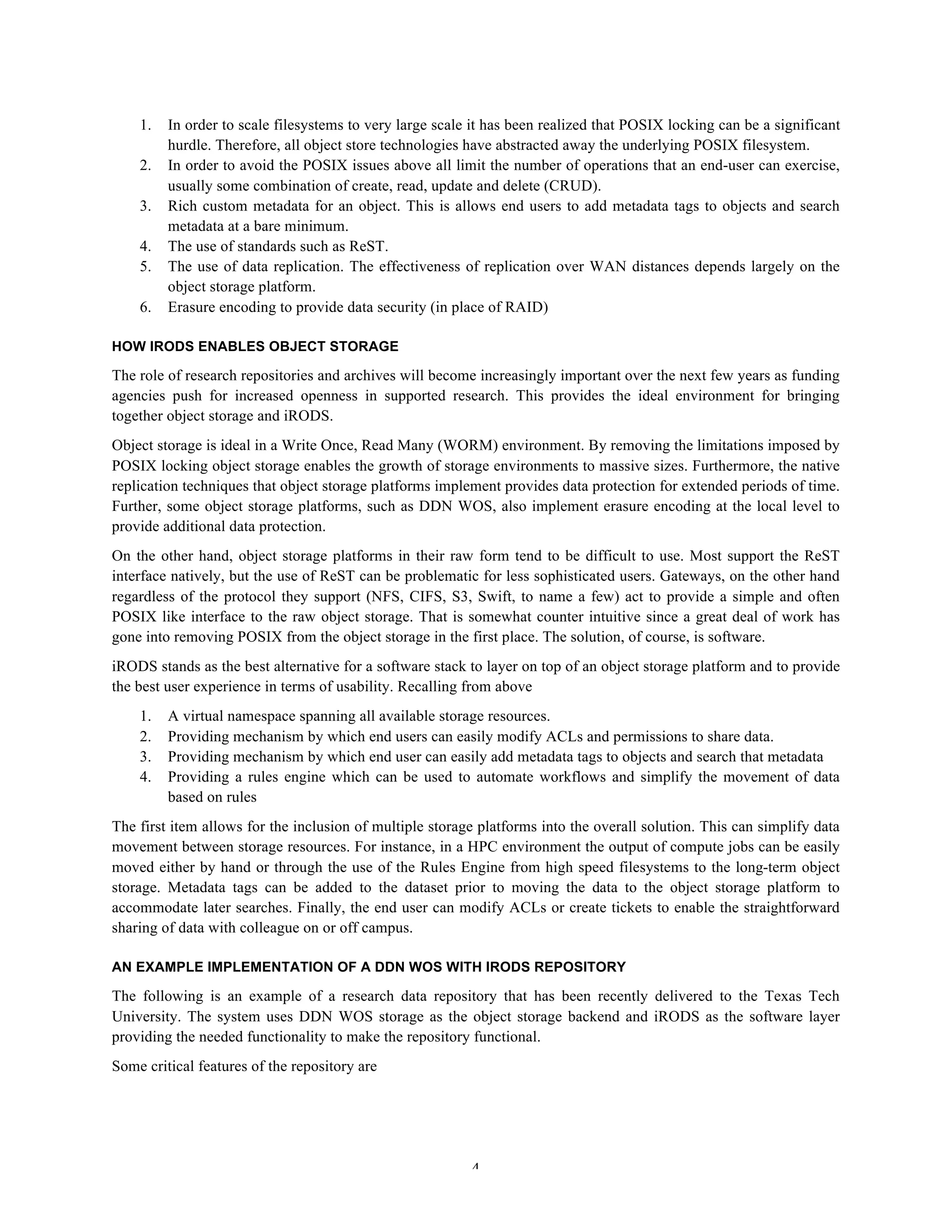 iRODS UGM 2016 Preso Summary FINAL | PDF