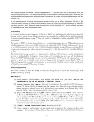 iRODS UGM 2016 Preso Summary FINAL | PDF