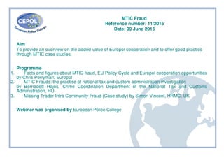 MTIC_Fraud | PPT