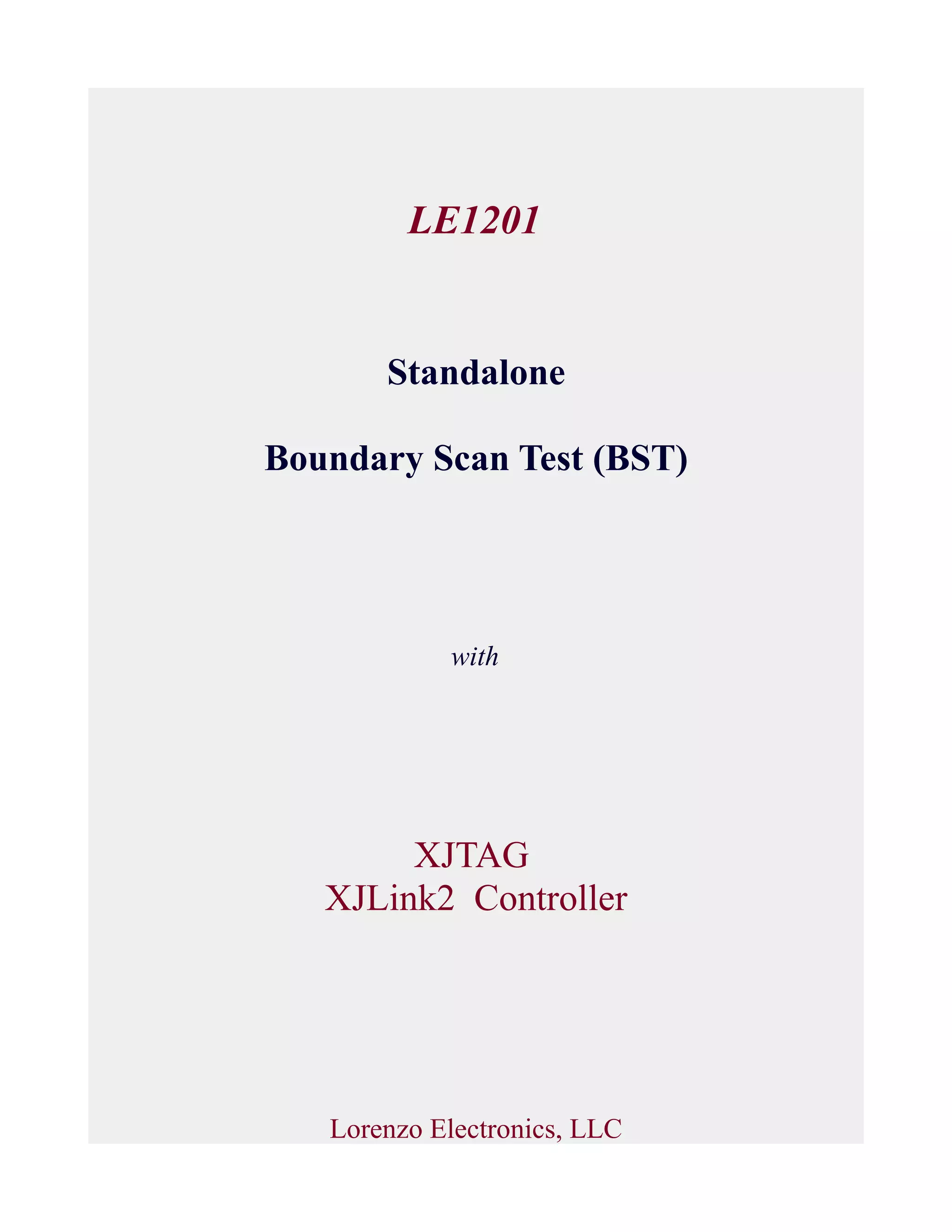 LE1201-XJLink2 | PDF