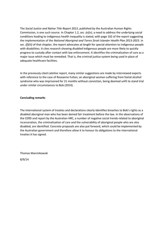 human rights instruments case study | DOC