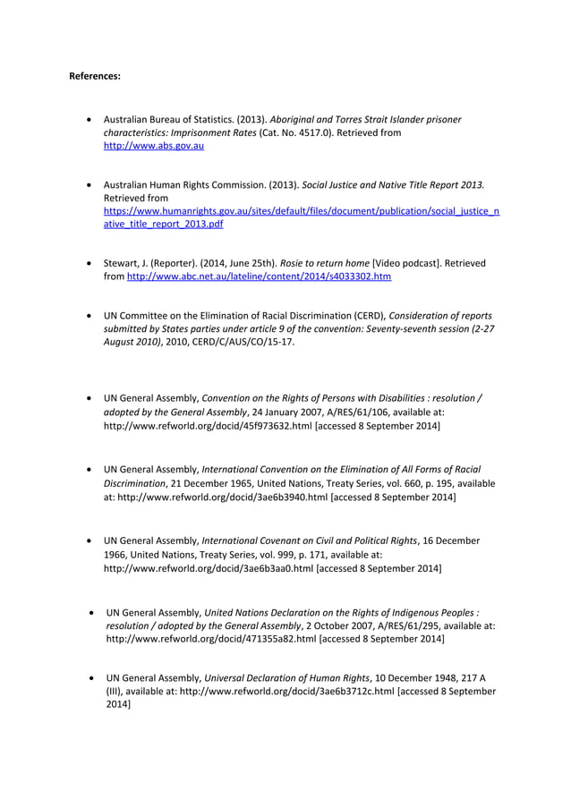 human rights instruments case study | DOC