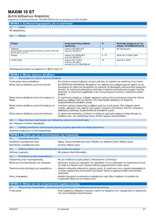 MAXIM 10 ST - MSDS | PDF