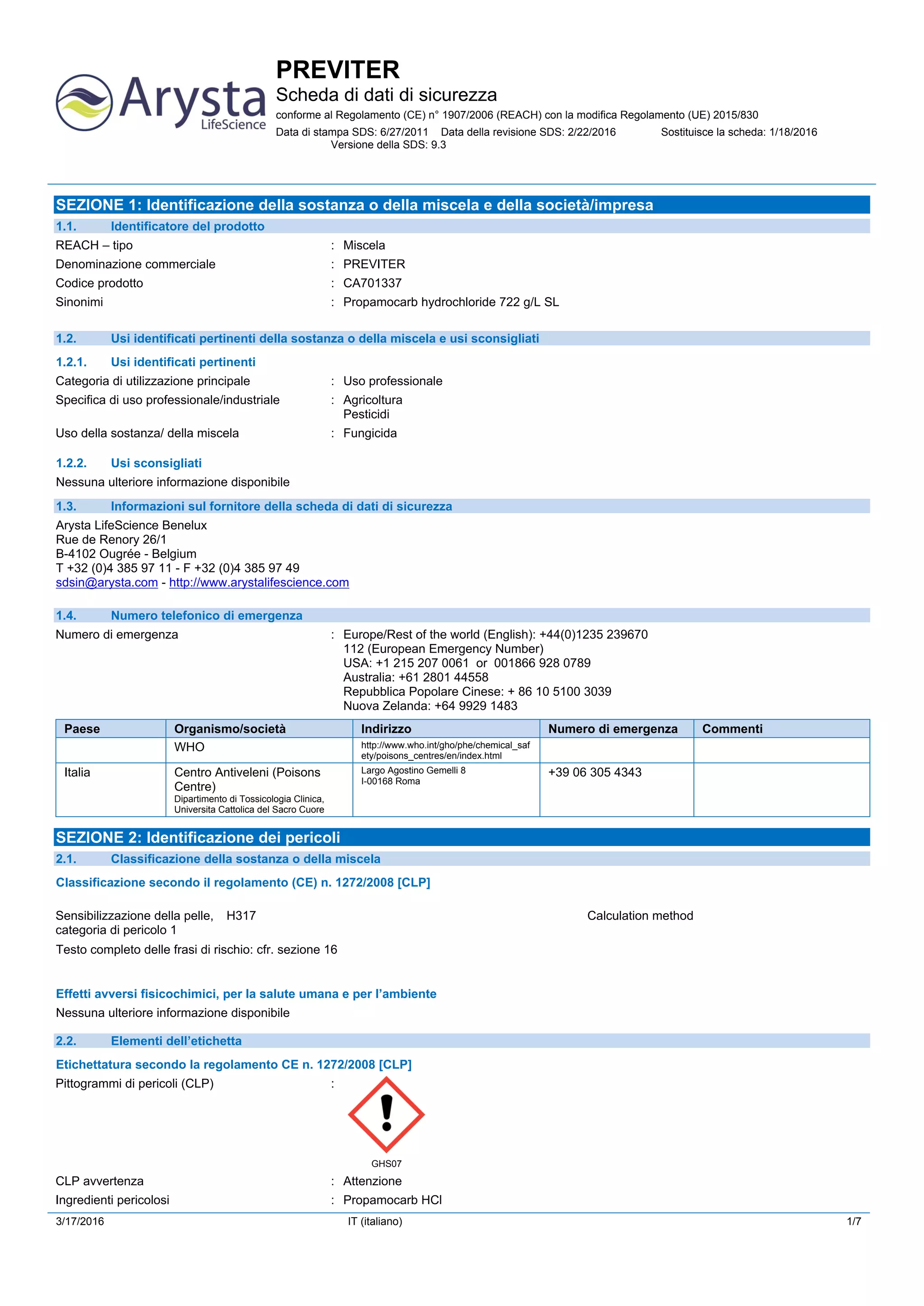 Ca701337 previter it v9.3 clp | PDF