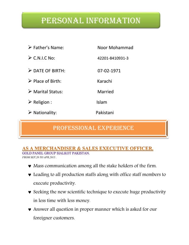 UMER MUGHAL CV. | PDF