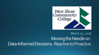 Moving the Needle | PPT